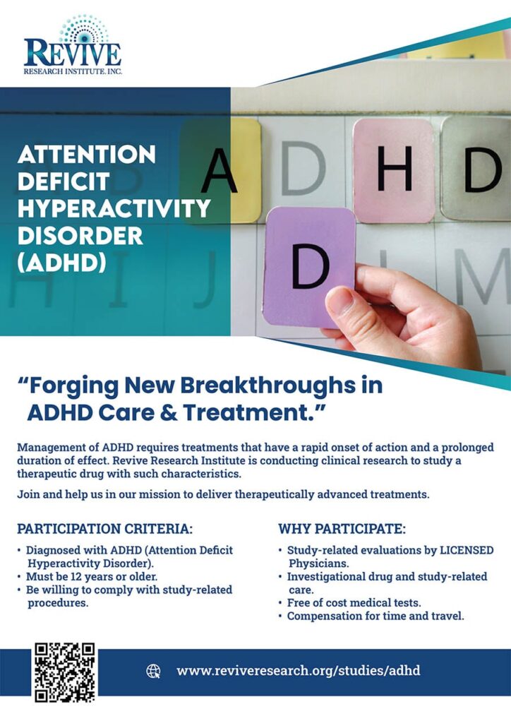Attention Deficit Hyperactivity Disorder (ADHD)