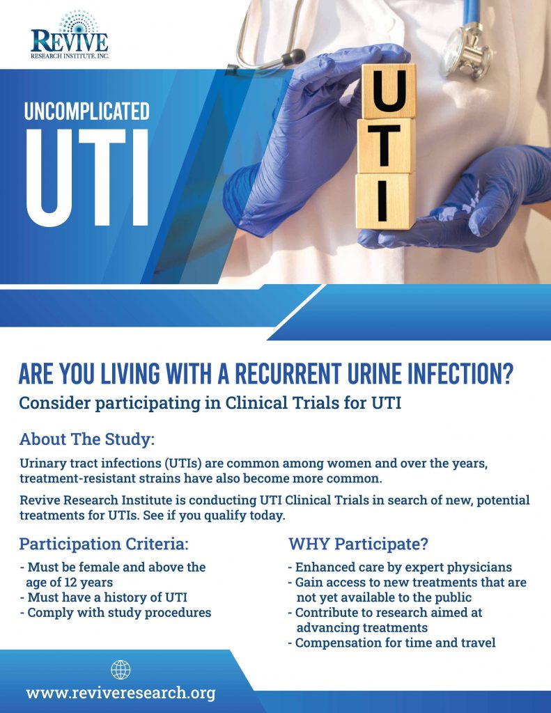 Urinary Tract Infections - Uncomplicated UTI Clinical Trial
